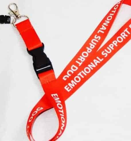 Emotional Support Dog Lanyard (ID Badge Holder) - Service Animal Badge