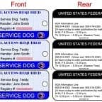 Service Dog Badge and Wallet For Your ID Card | XpressID