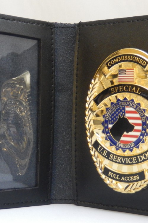 Service Dog Badge and Wallet For Your ID Card | XpressID